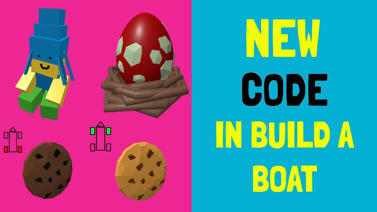 ROBLOX: NEW CODE IN BUILD A BOAT FOR TREASURE - YouTube