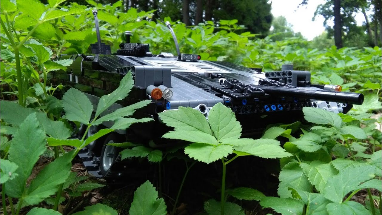 Lego TANK Strv 103 (ACTION VIDEO) - YouTube