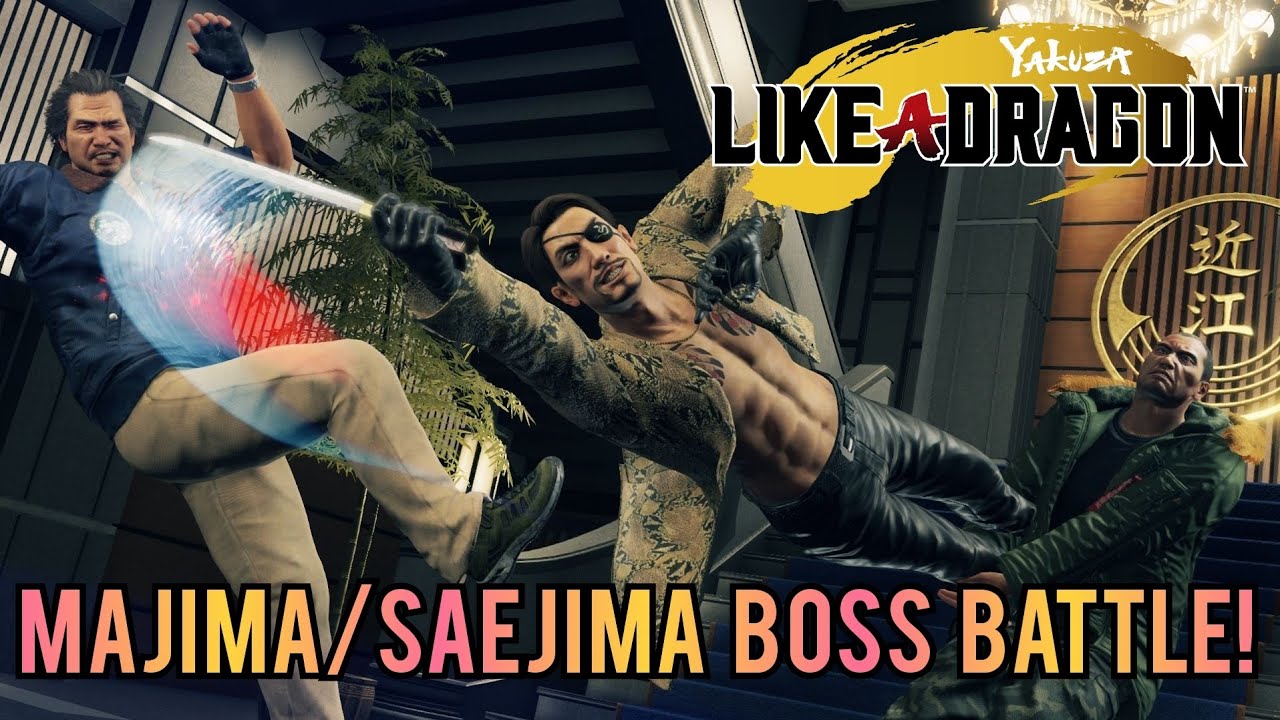 Yakuza: Like a Dragon - Goro Majima & Taiga Saejima (Boss Battle ...