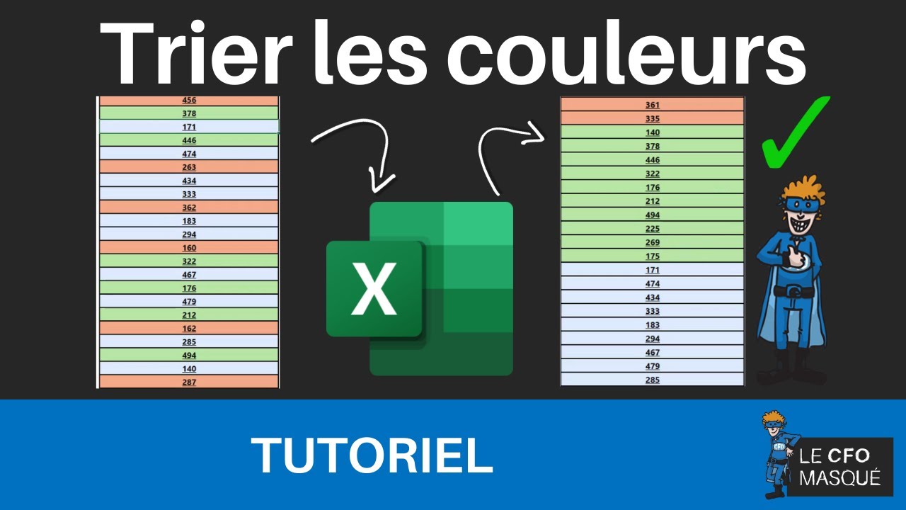 Organisez vos données en COULEURS avec EXCEL - YouTube