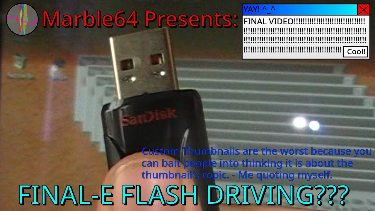 FINAL-E FLASH DRIVING??? - YouTube