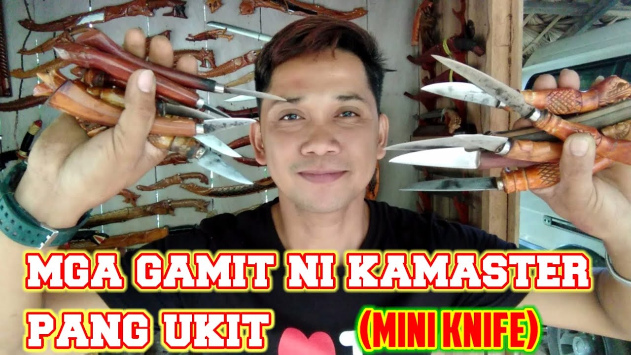 MINI KNIFE : MGA GAMIT KO PANG UKIT - YouTube