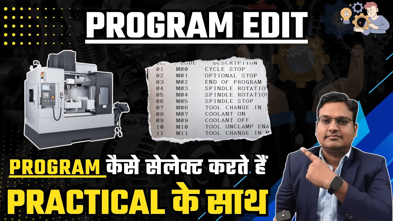 Vmc Machine Programming How To Edit Program How To Select Program 3906