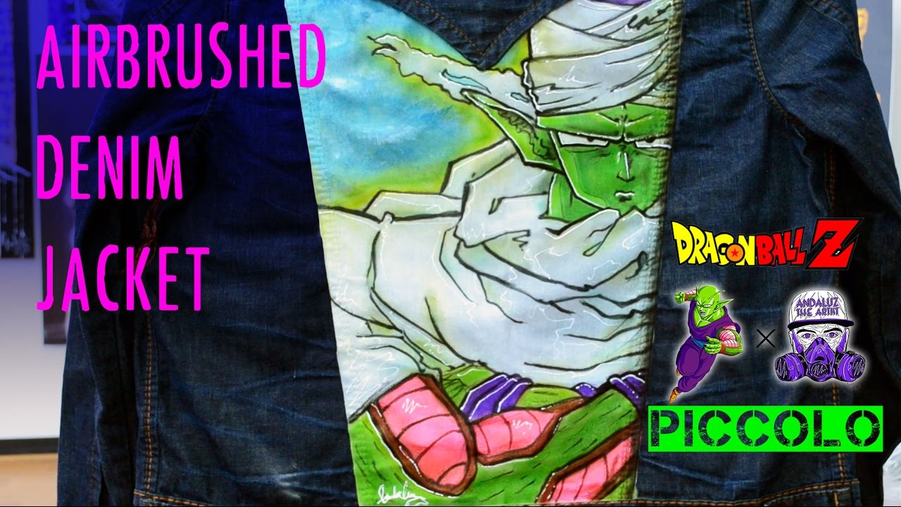 Custom Painted Piccolo Denim Jacket (DBZ) - YouTube