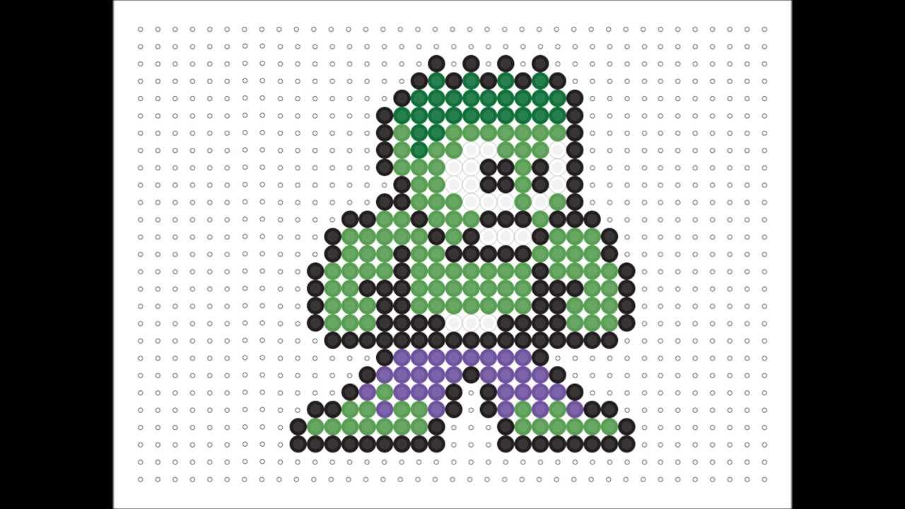 Hama Bead Hulk (Avengers Series #3) - YouTube