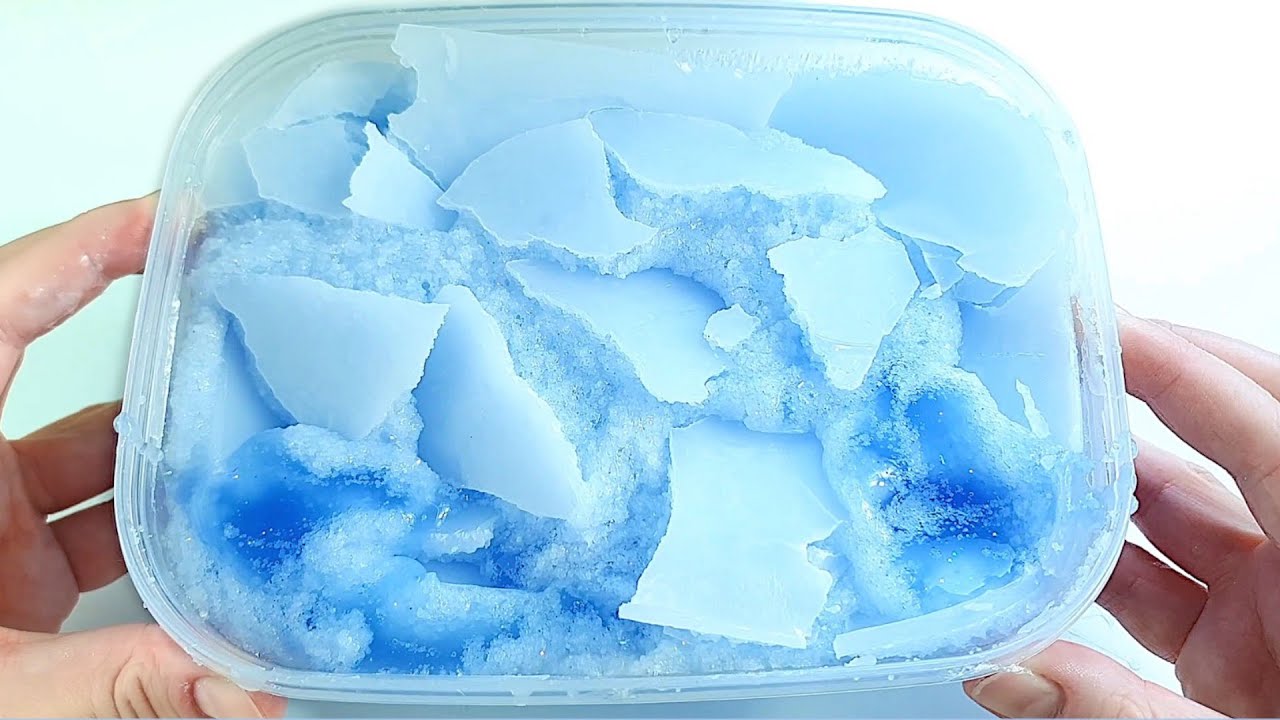 Snow Wax Ice Slime ASMR! - YouTube