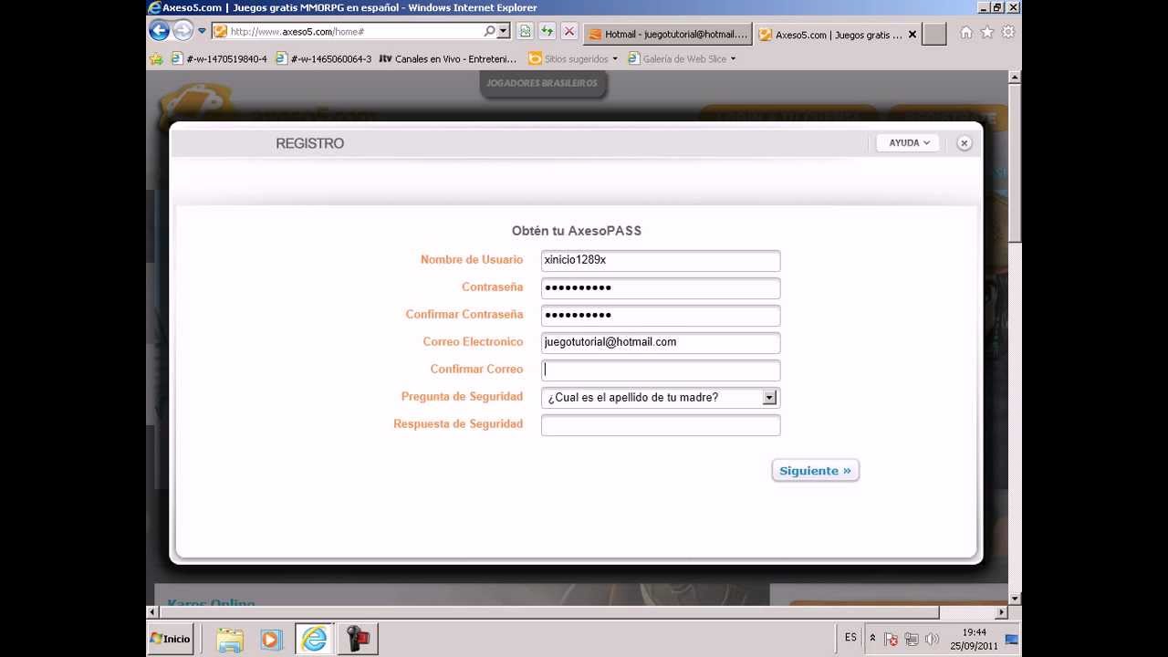 crear una cuenta en operation7 - YouTube