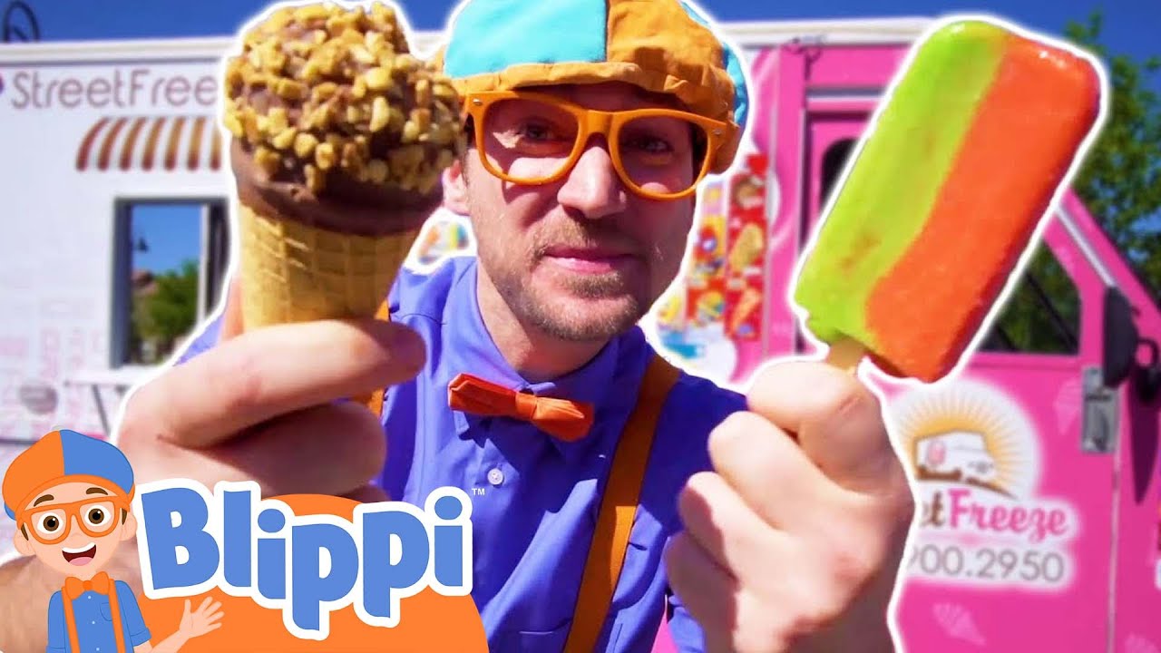 Blippi Explores an Ice Cream Truck | Blippi!| Learning Videos for Kids ...