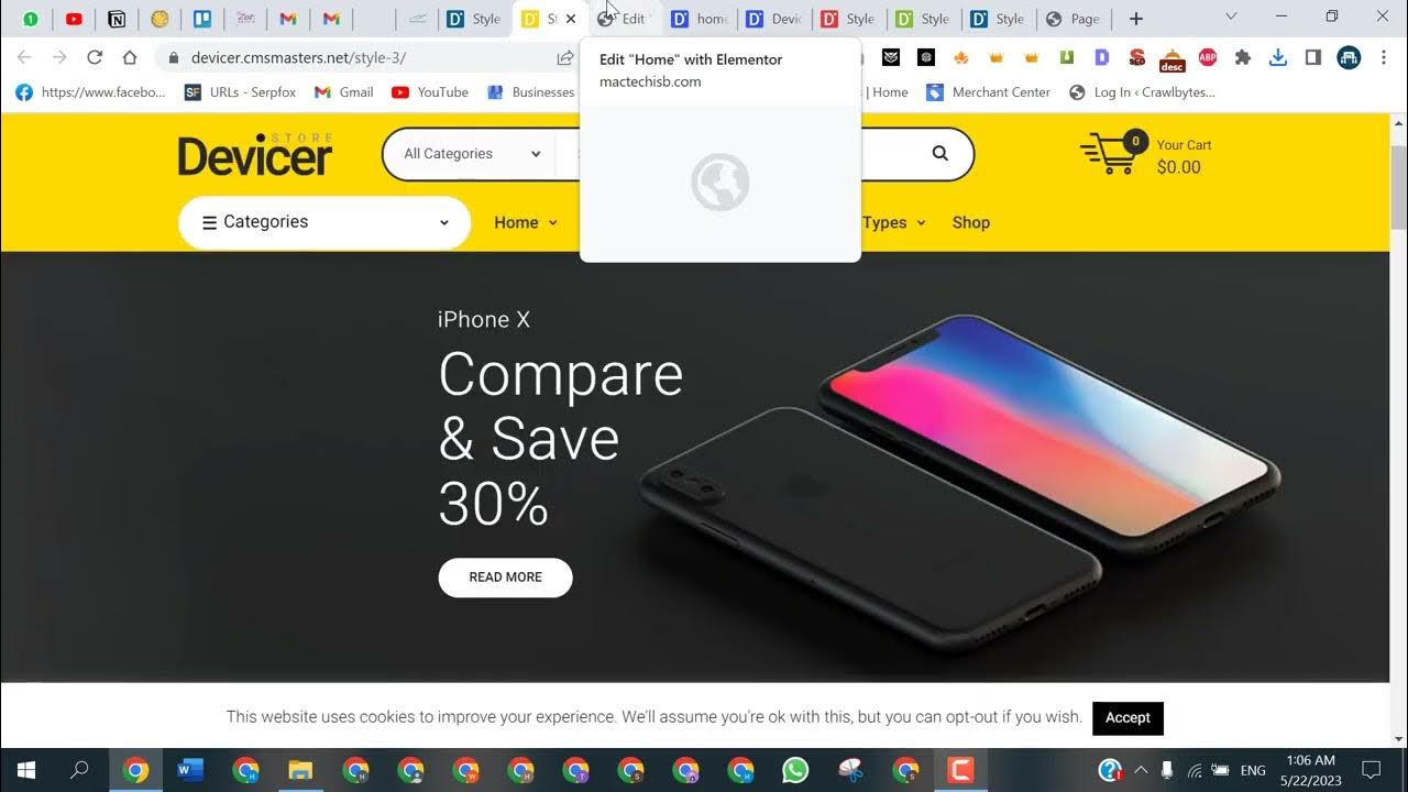 How to Edit WordPress Website using Elementor - WordPress Website Designing - YouTube