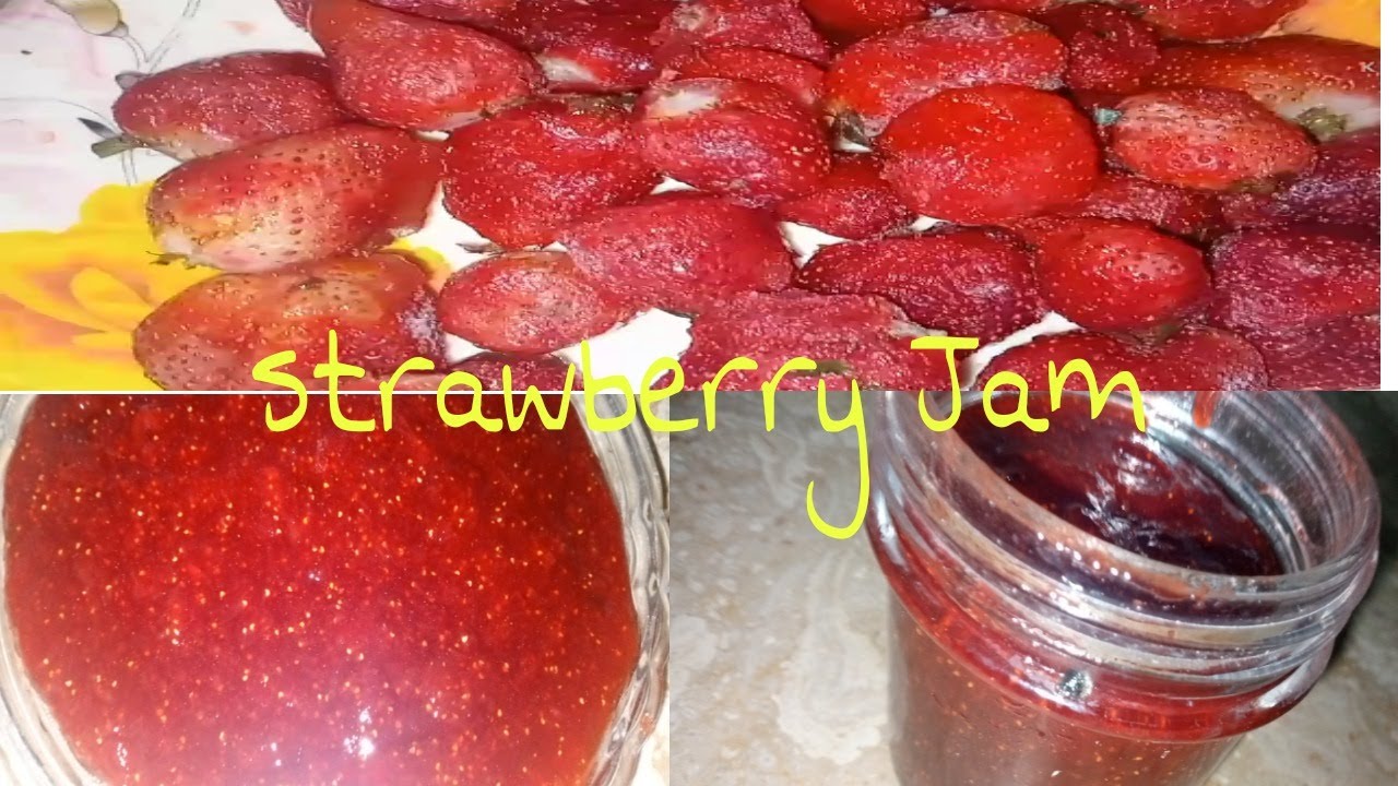 Strawberry jam Recipe by Muskan beauti life - YouTube