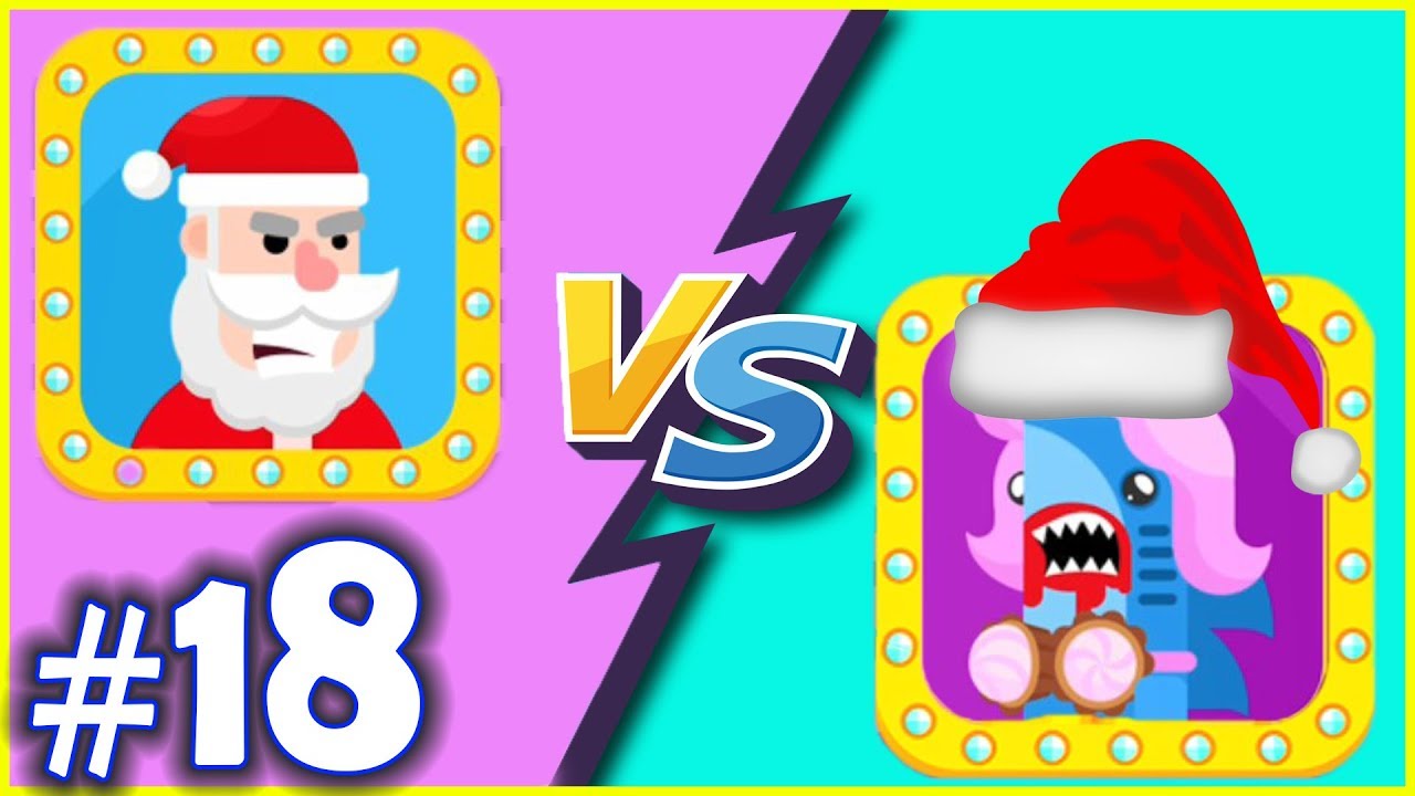 Santa Claus Snowball Christmas Game - Claus Bowmaster Gameplay for iOS ...