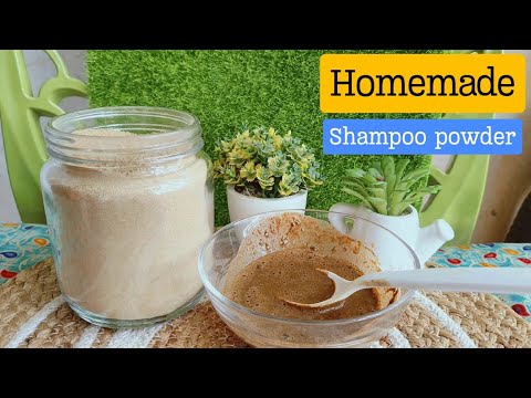 Make your own "Natural Shampoo Powder" at home |DIY Natural Herbal ...