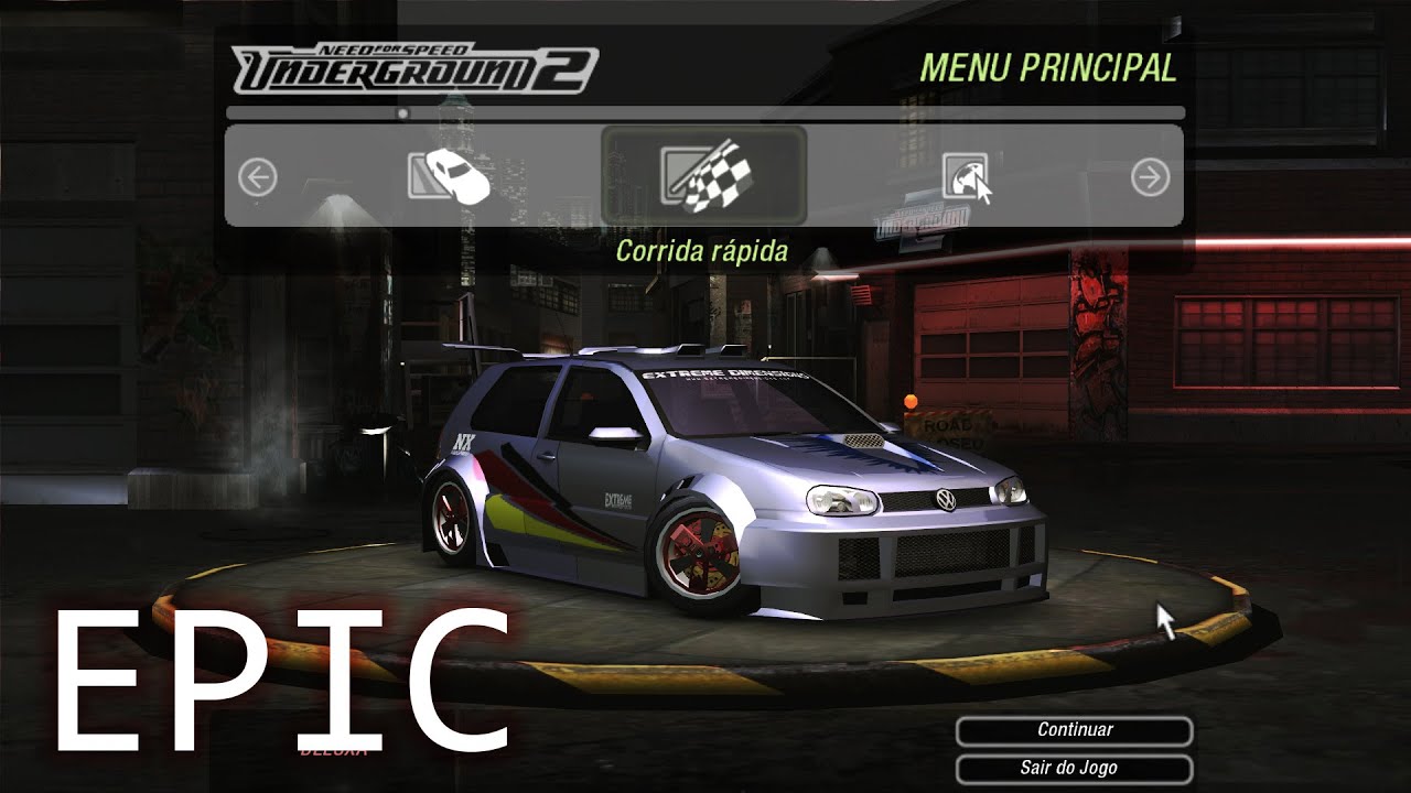 Need for Speed: Underground 2 - Golf GTI - Circuit Hard Level QHD - YouTube