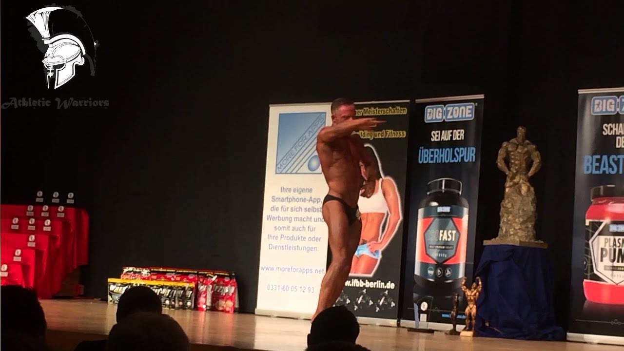 Berliner Meisterschaft Bodybuilding 2015 Vize-Meister BB1 - YouTube