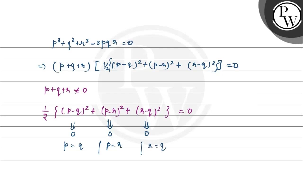 If |[q r; q r p; r p q ]|=0; where p, q, r are the modulus of non-zero complex numbers u, v ...
