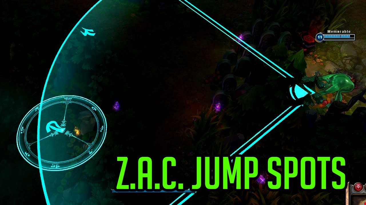Zac - Jump/Gank Spots with Elastic Slingshot (E) - YouTube