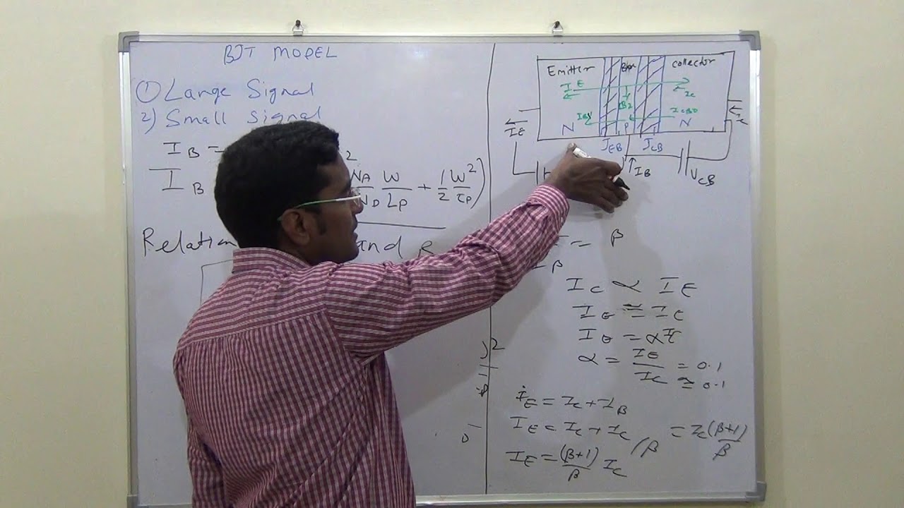 BJT large and small signal models - YouTube