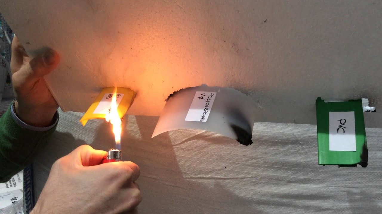 FIREPROOF PLASTIC MATERIAL ..... Le plastiche a prova di fuoco - YouTube