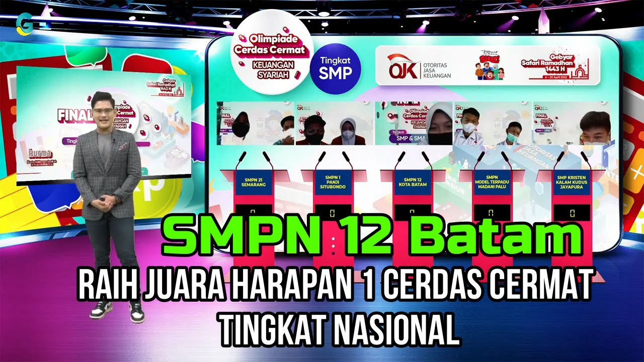 SMP Negeri 12 Batam Raih Juara Harapan 1 Cerdas Cermat OJK Tingkat ...