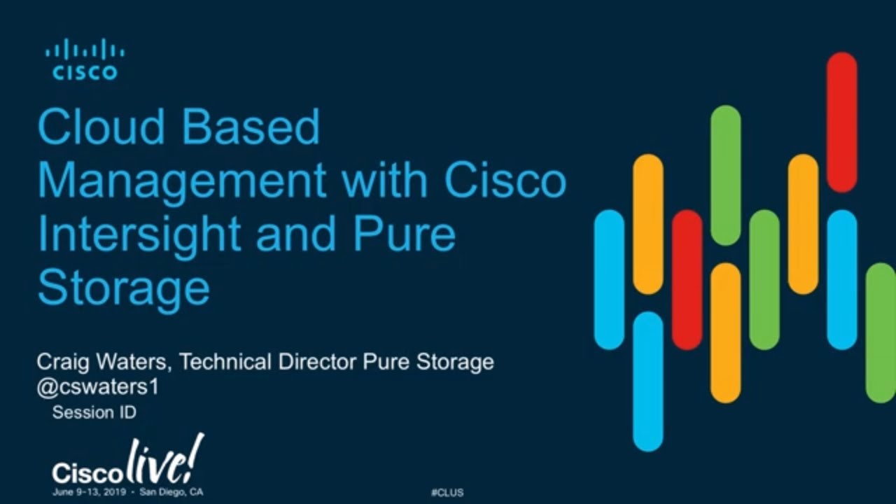 Cloud Based Management with Cisco Intersight and Pure Storage - YouTube