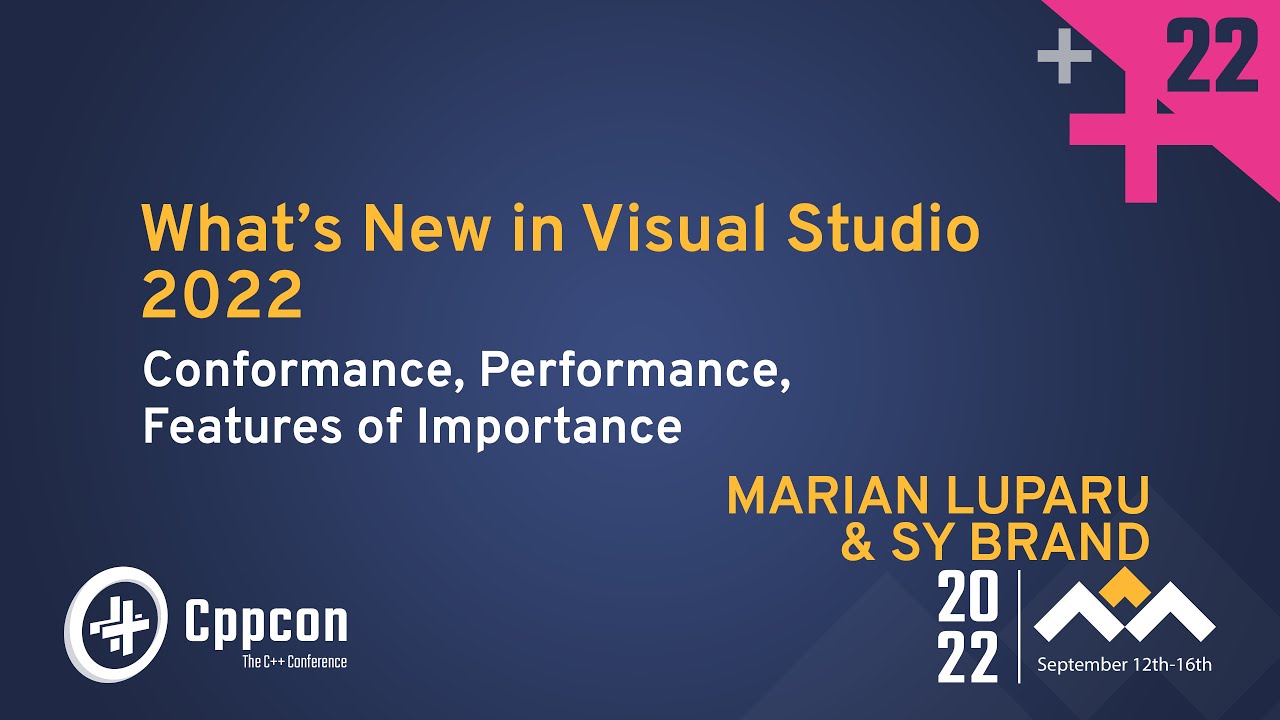 New in Visual Studio 2022 - Conformance, Performance, Important ...