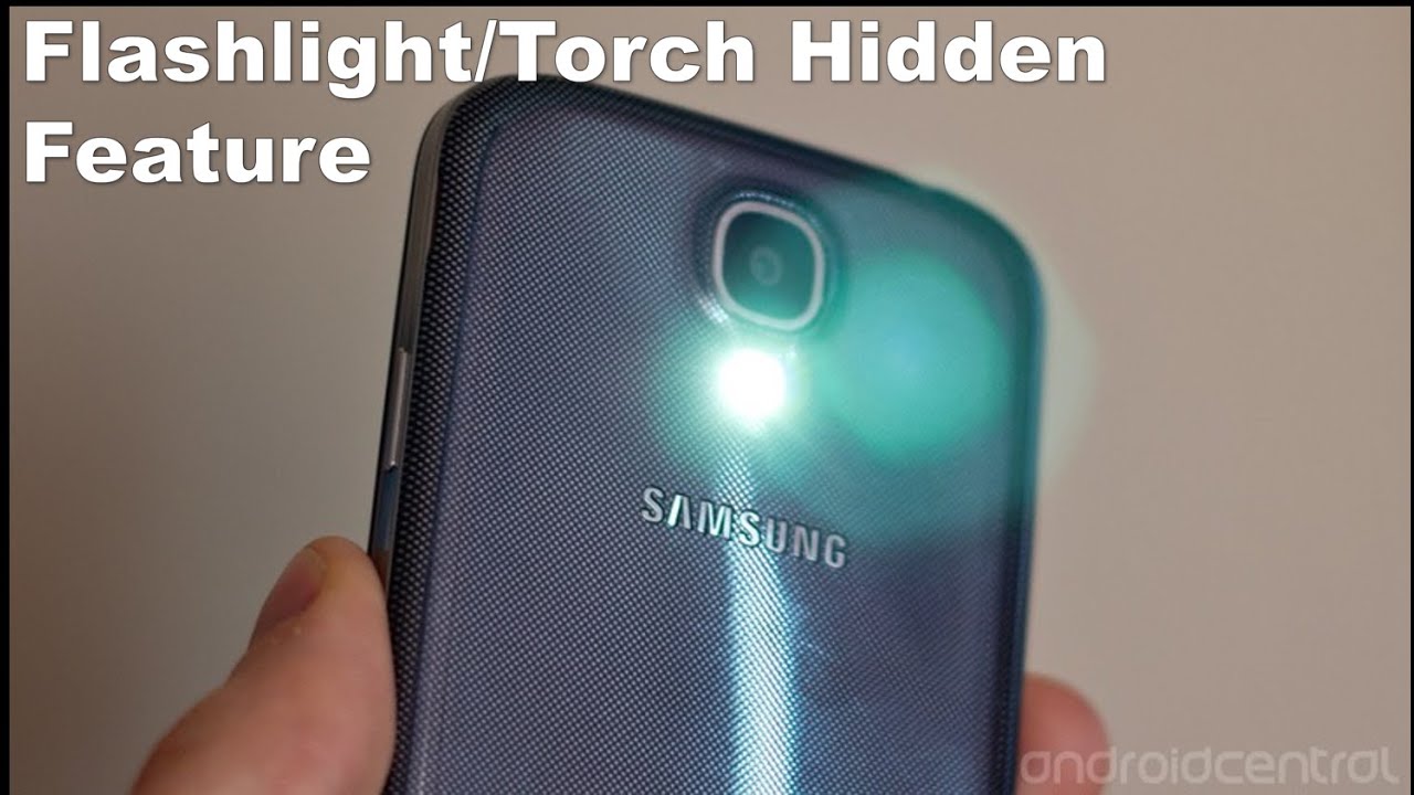 Samsung Phone: Flashlight Hidden Feature - Torch Hidden Feature in ...
