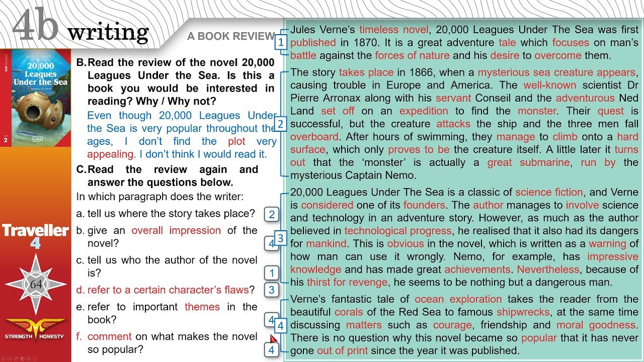 Traveller 4 4b writing + Workbook A,B,C,D - YouTube
