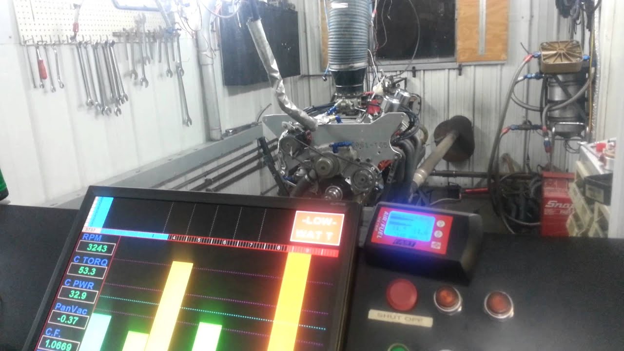 Glad Precision Dodge Late Model Stock Car Dyno Run - YouTube