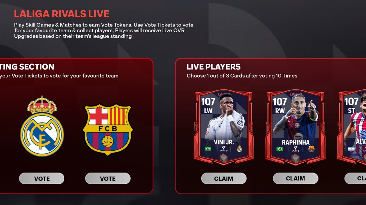 UPCOMING LALIGA RIVALS FULL EVENT LE*KED ONLINE 😱🤐 F2P REWARDS ...