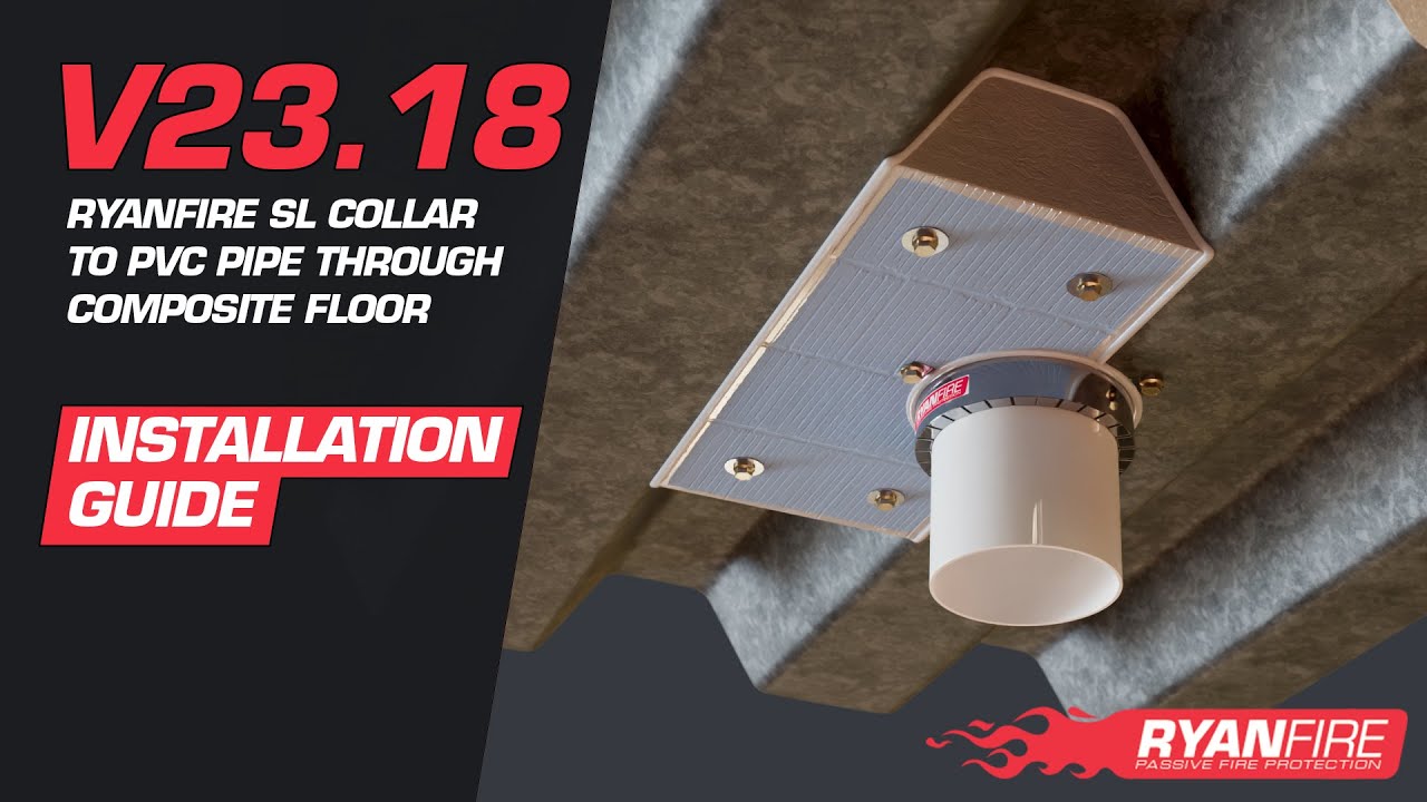 V23.18 SL Collar to PVC Pipe Composite Floor Installation Guide - YouTube