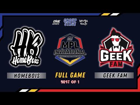 MY Homebois vs Geek Fam Indo | Group Stage | MPL Invitational 2023 - MY Homegrown HomeBois ...