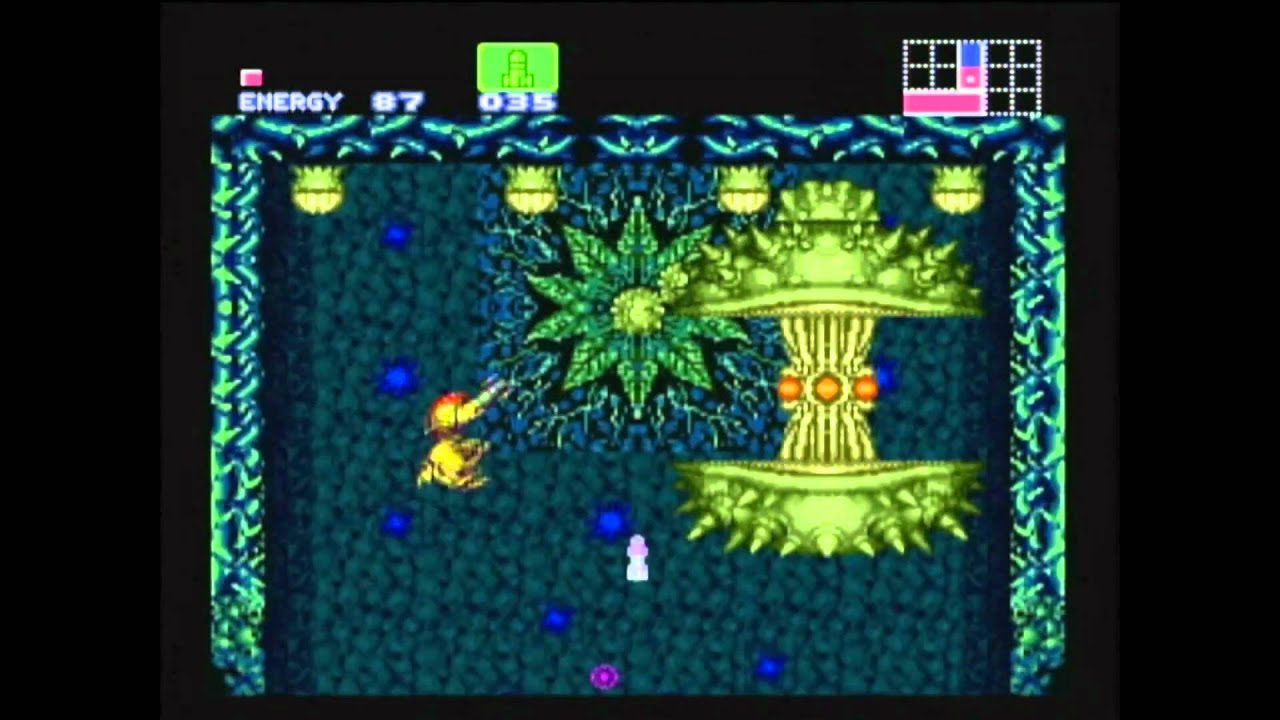 CGR Gameplay - SUPER METROID (SNES) Walkthrough Part 10: Spore Spawn ...