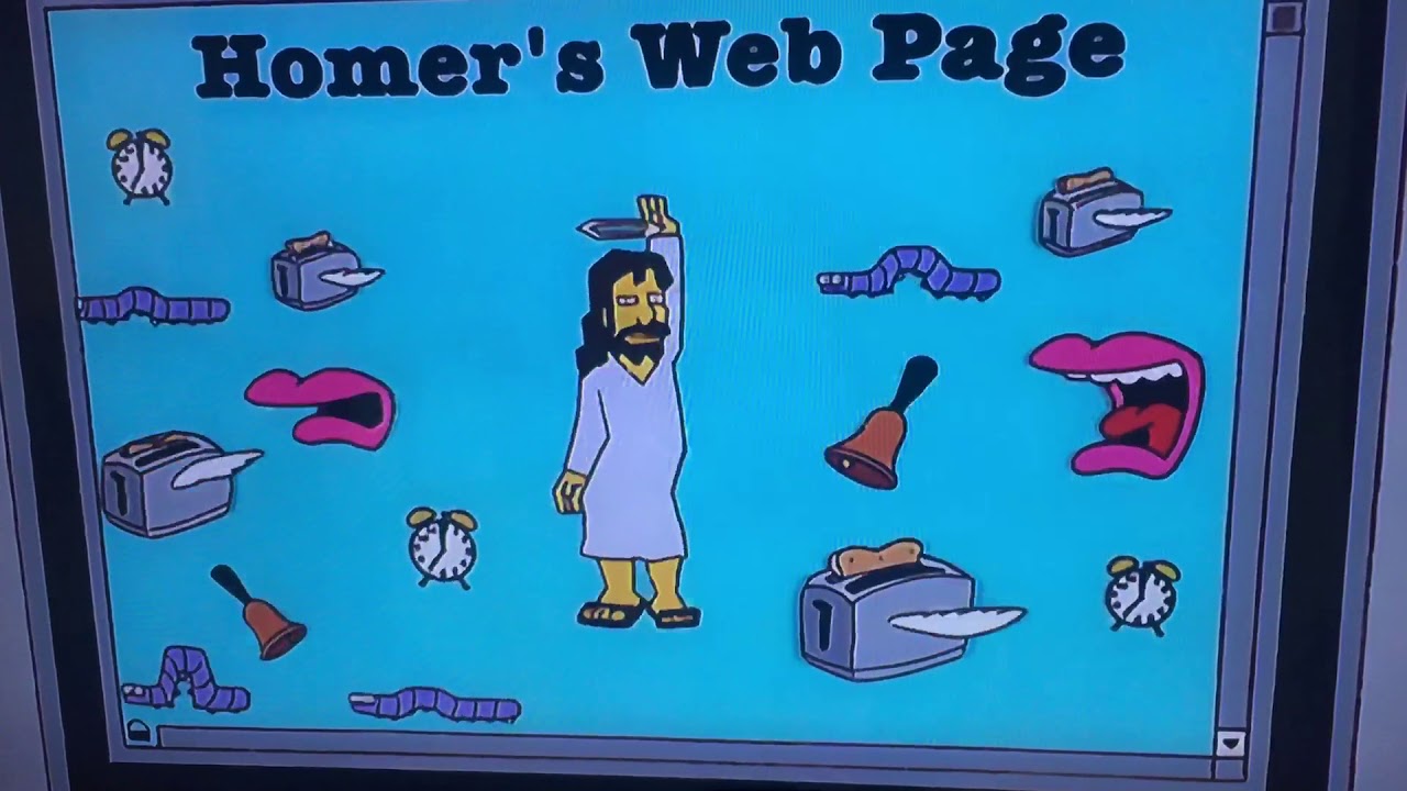 Homer Simpson - Il più grandioso sito web del mondo - YouTube