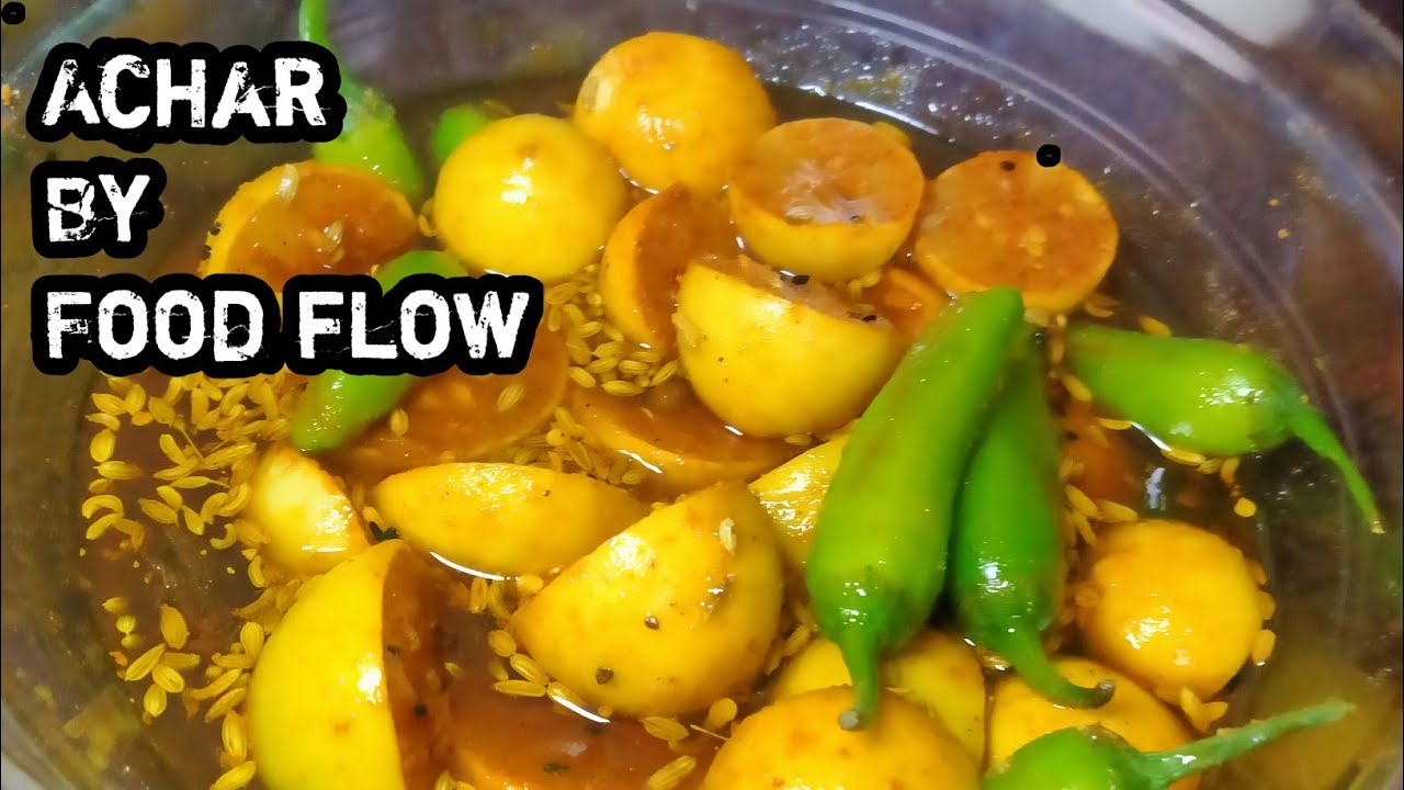Lemon Achar by food flow. - YouTube