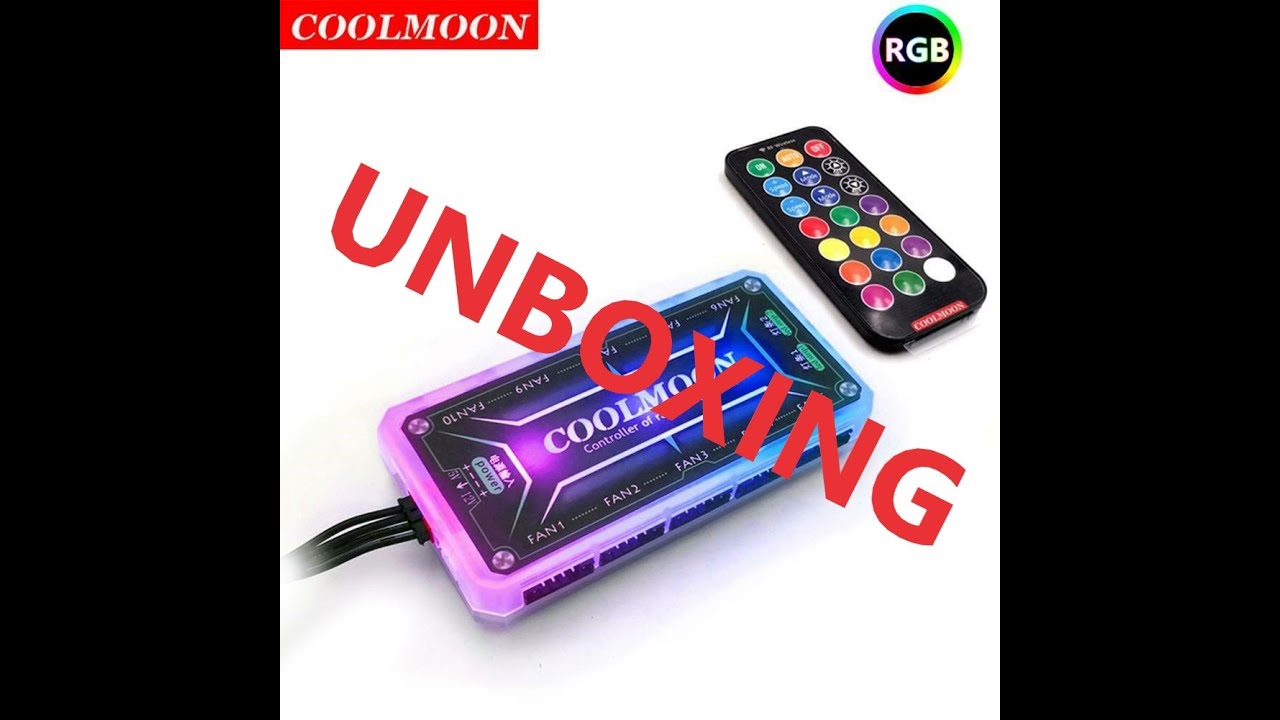 COOLMOON CONTROLLER RGB - YouTube