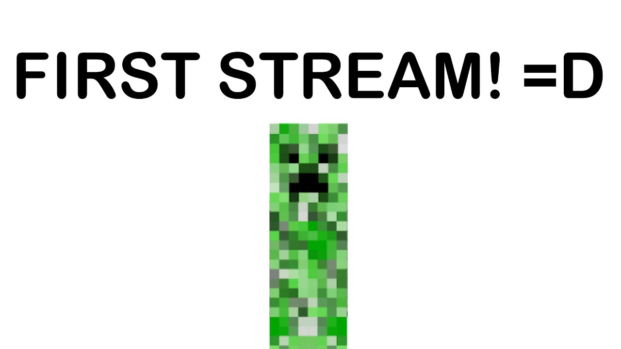 First live stream! Playing Minecraft - YouTube