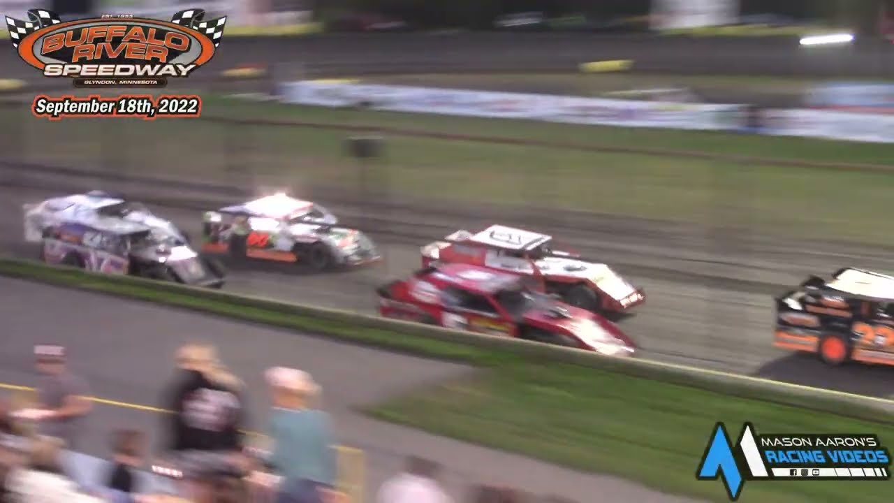 Buffalo River Speedway IMCA Sport Mod A-Main (9/18/22) - YouTube