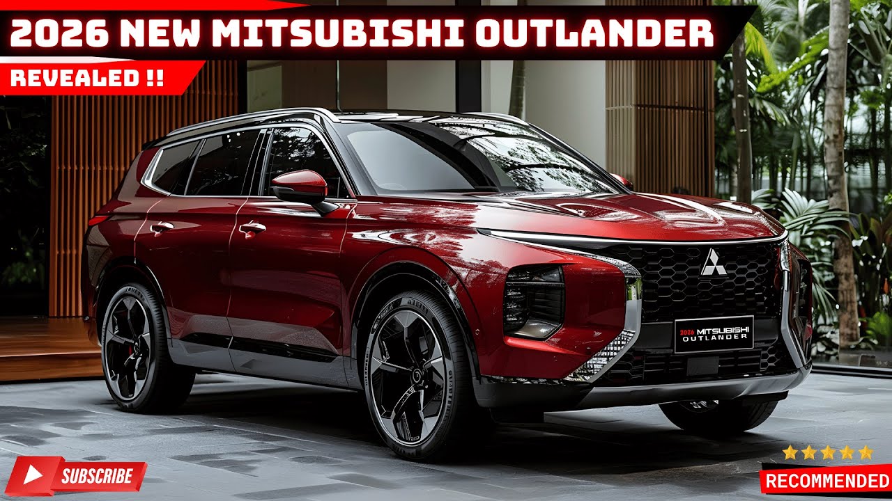 New 2026 Mitsubishi Outlander: Redefining Adventure! First Look at the ...