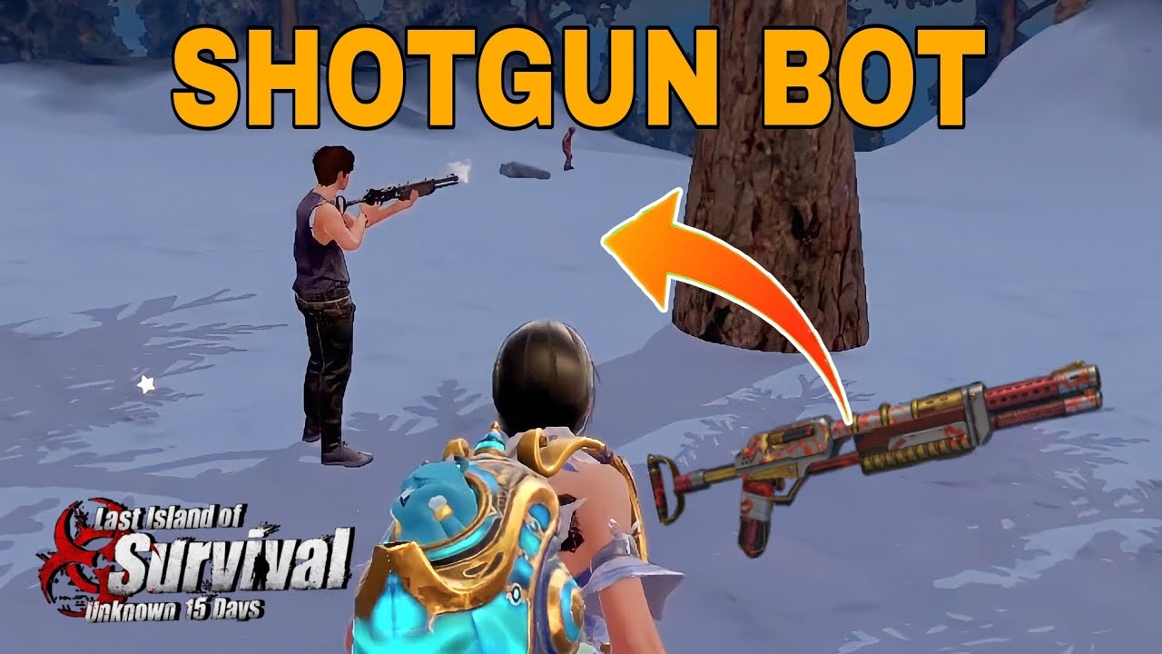 The Shotgun bot save my day (EP341) Last Island of Survival - YouTube