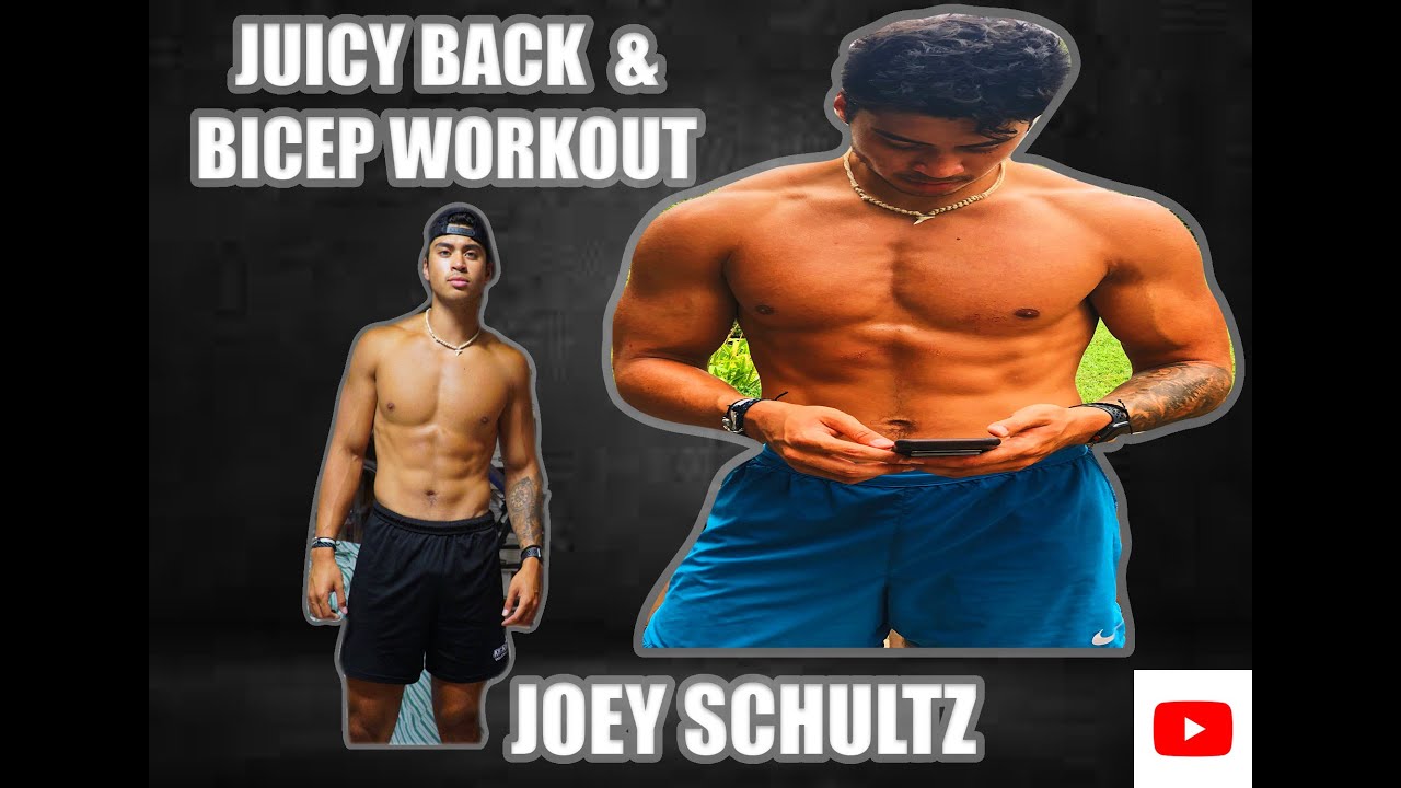 SICK BICEP & BACK WORKOUT // JOEY SCHULTZ // GET HUGE ARMS? - YouTube
