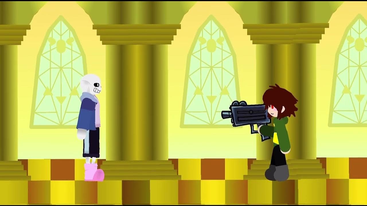 Sans Vs Frisk Ultimate Fight Youtube