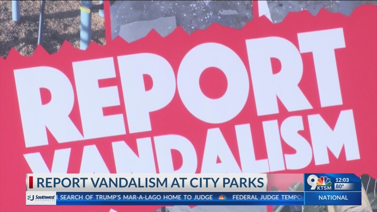 Report vandalism at City Parks - YouTube