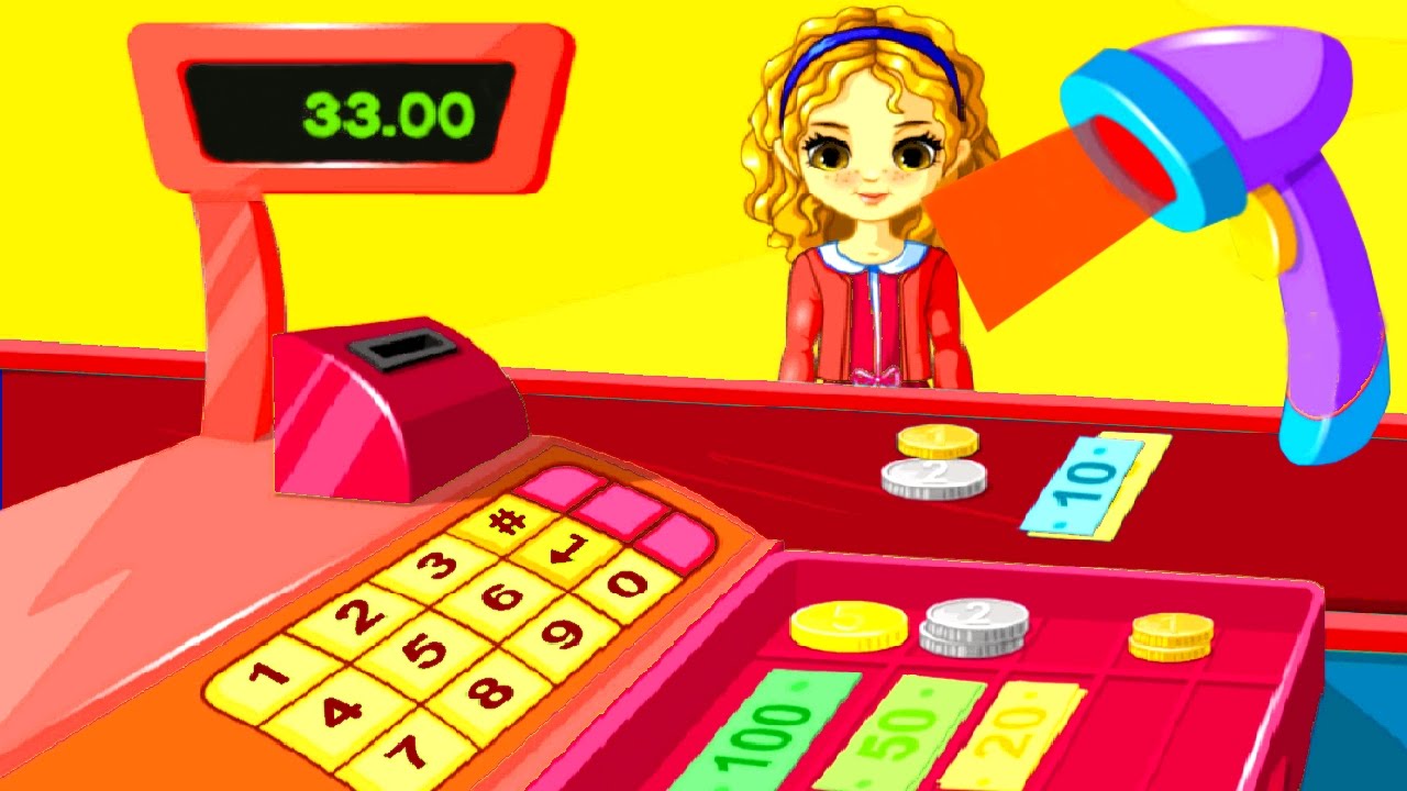 Children learn Shopping with Supermarket Game for Kids - Supermaket Fun ...
