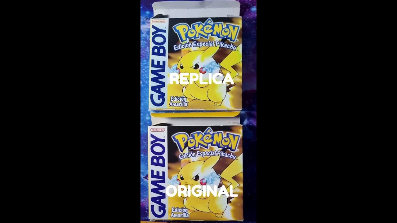 POKÉMON AMARILLO REAL VS FAKE #shorts #pokemon #gameboy #retrogaming ...