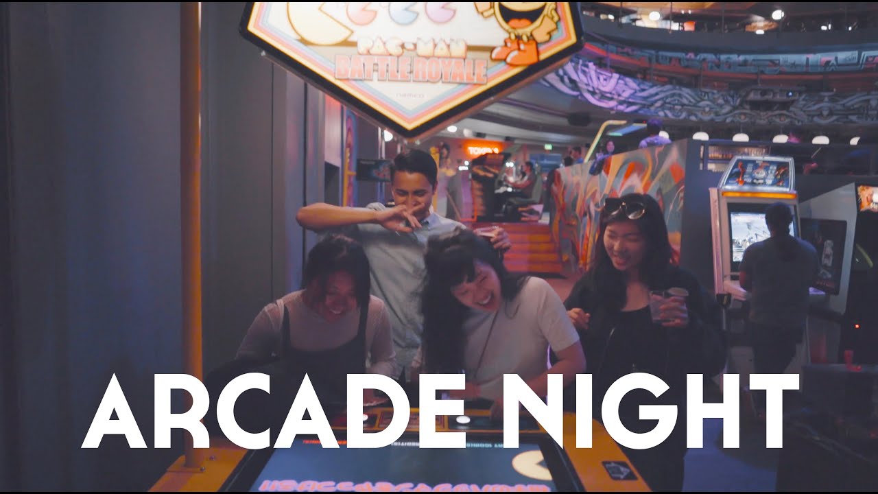 VLOG: Arcade night at SF Emporium - YouTube
