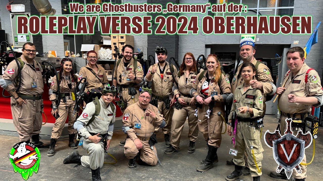 ROLEPLAY VERSE 2024 - OBERHAUSEN - RPV - WE ARE GHOSTBUSTERS GERMANY - COSPLAY FAN GRUPPE - YouTube