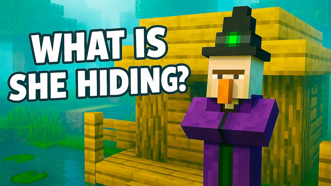 WHO IS A WITCH? Where Did She Come From? Minecraft Theory - YouTube