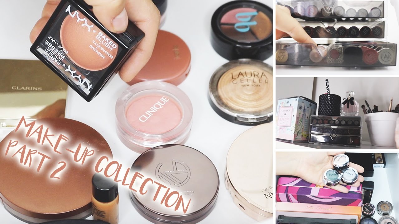 My Make-Up Collection Part 2 - Face Powders, Eyeshadows + Lipsticks ...