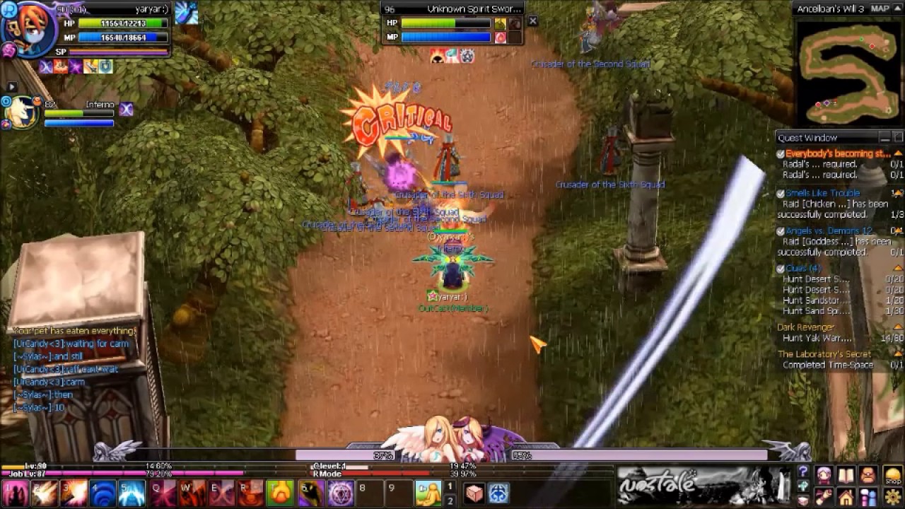 Nostale UK: yaryar:) mage ACT 6.2 map First Try! - YouTube