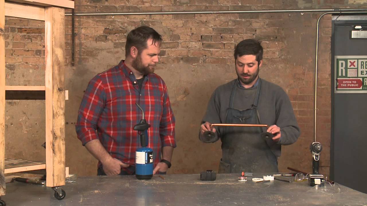 Web Exclusive: Making a copper handle - YouTube